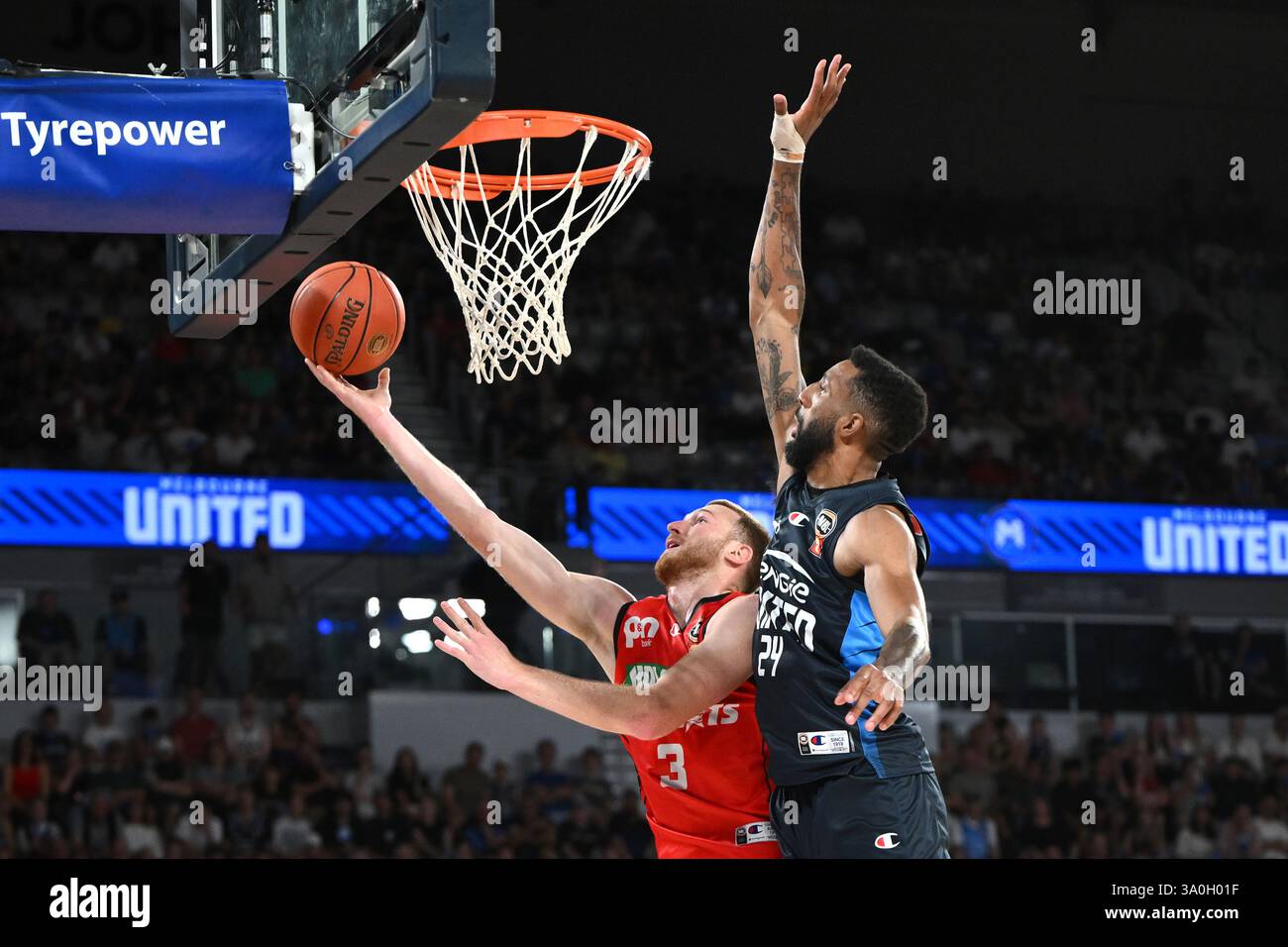 Melbourne, Australia. 04th Mar, 2025. Dylan Windler of the Wildcats ...