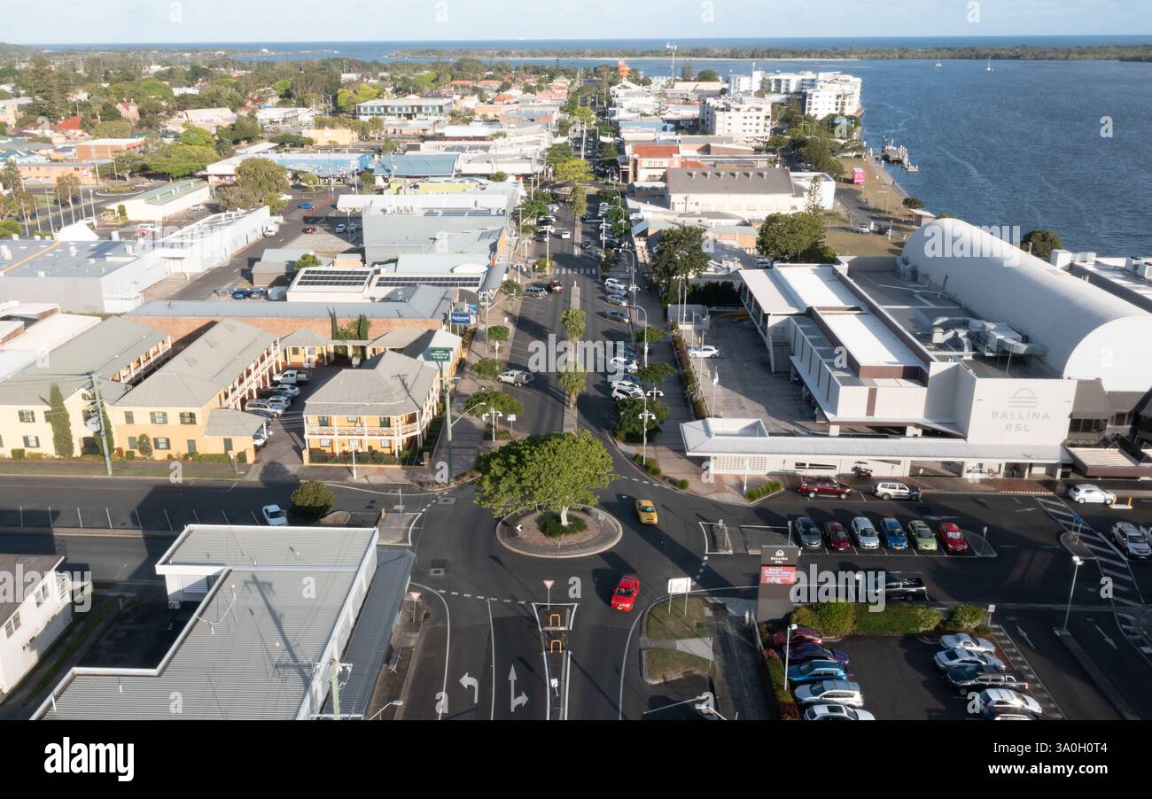 Cars street australia aerial hi-res stock photography and images - Alamy