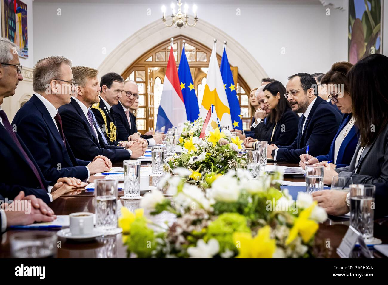 Larnaca, Cyprus, 2025-03-04 10:40:08 CYPRUS, 04-03-2025, Presidential ...