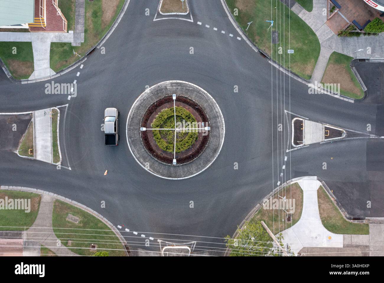 Intersection roundabout australia hi-res stock photography and images - Alamy