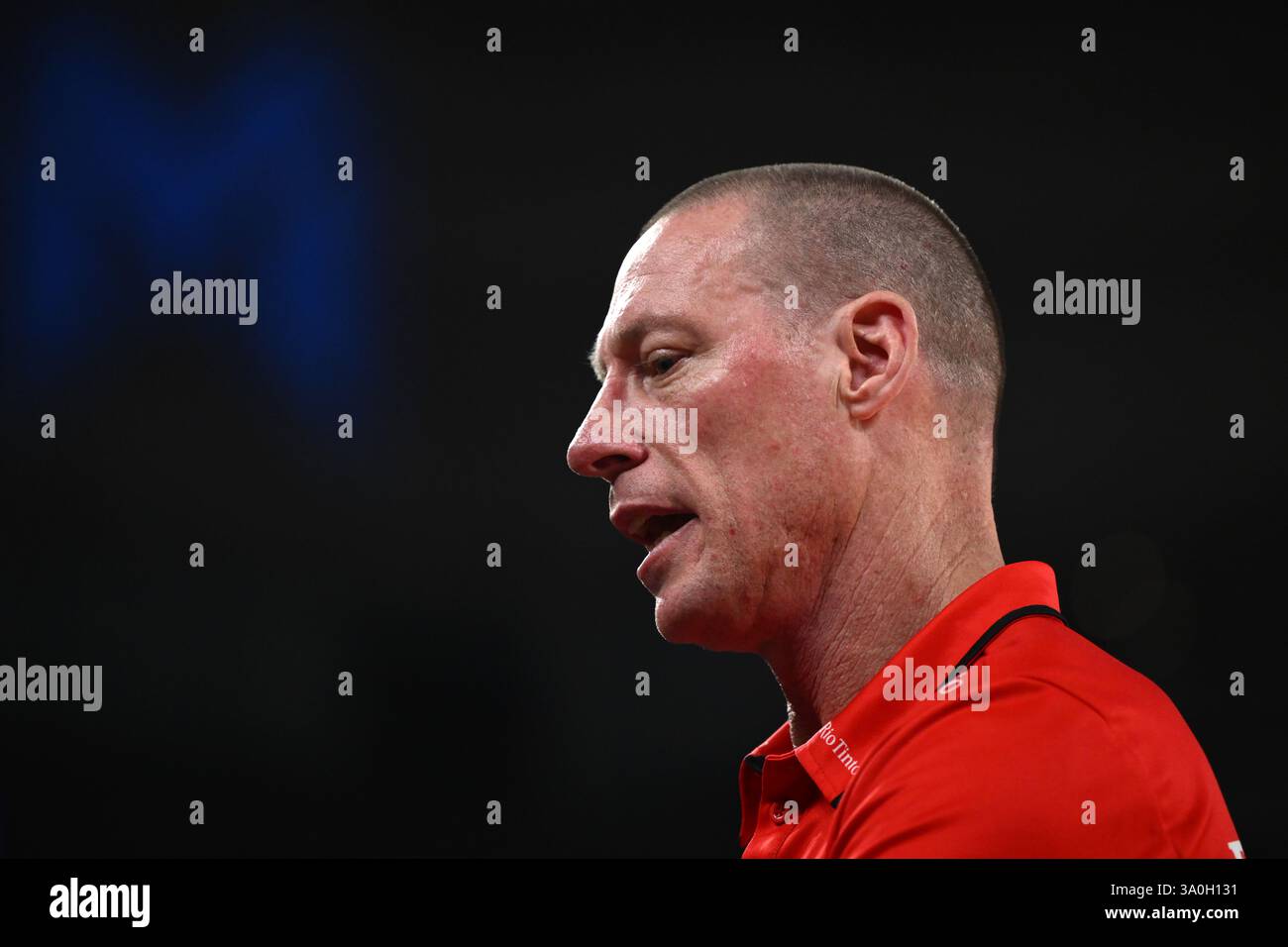 Perth Wildcats head coach John Rillie during the NBL playoff series ...