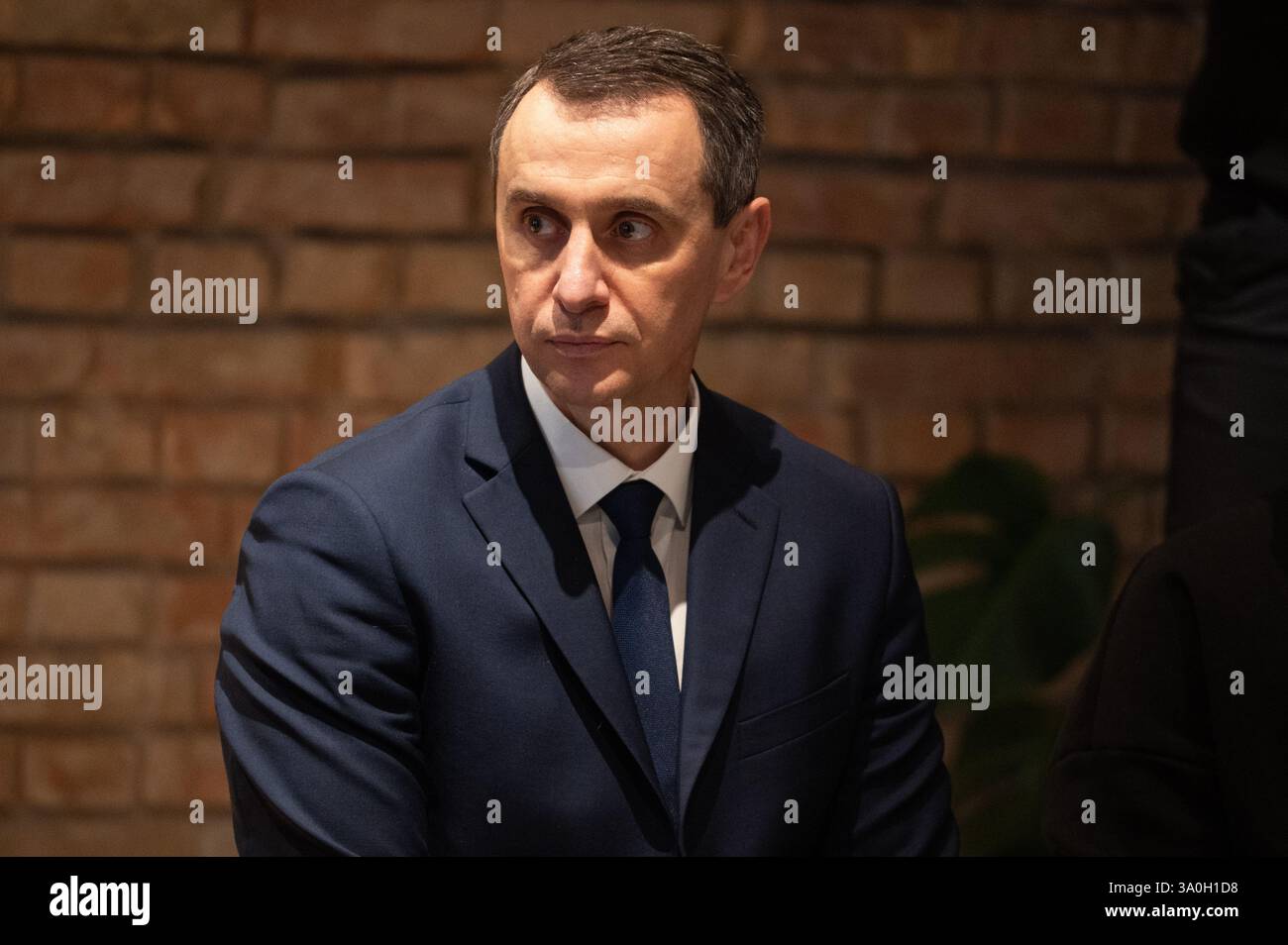 Minister of Health of Ukraine Viktor Liashko attends the Aural ...