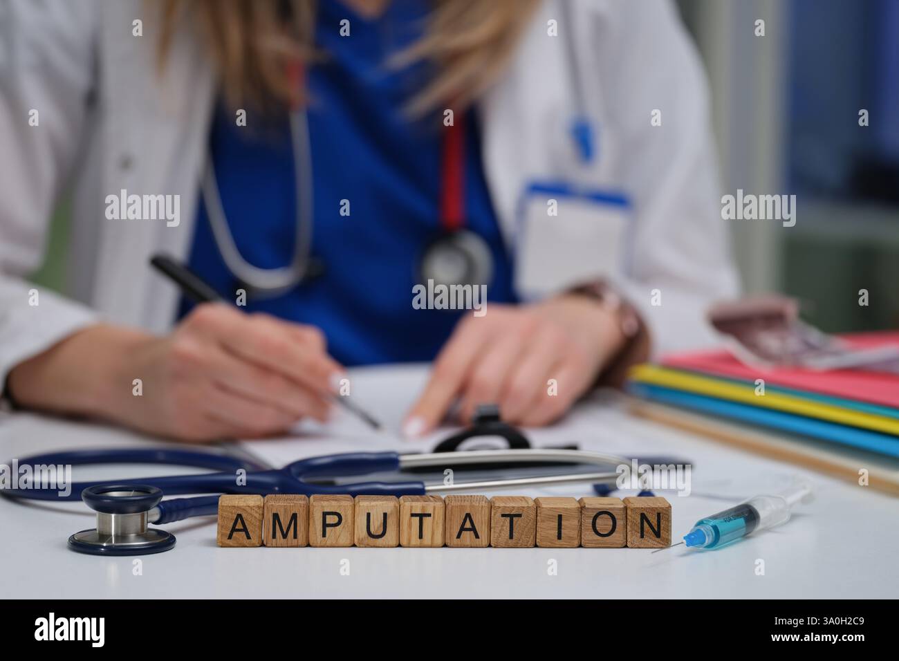 A Medical Professional Discussing Various Amputation Procedures and ...