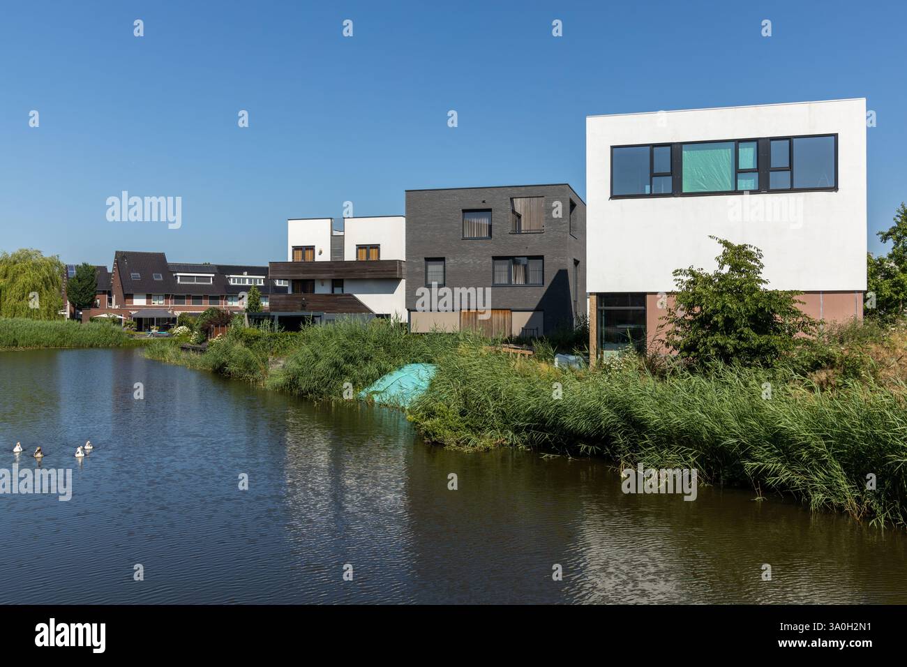 New build homes vinex district Leidsche Rijn Utrecht. New district with ...