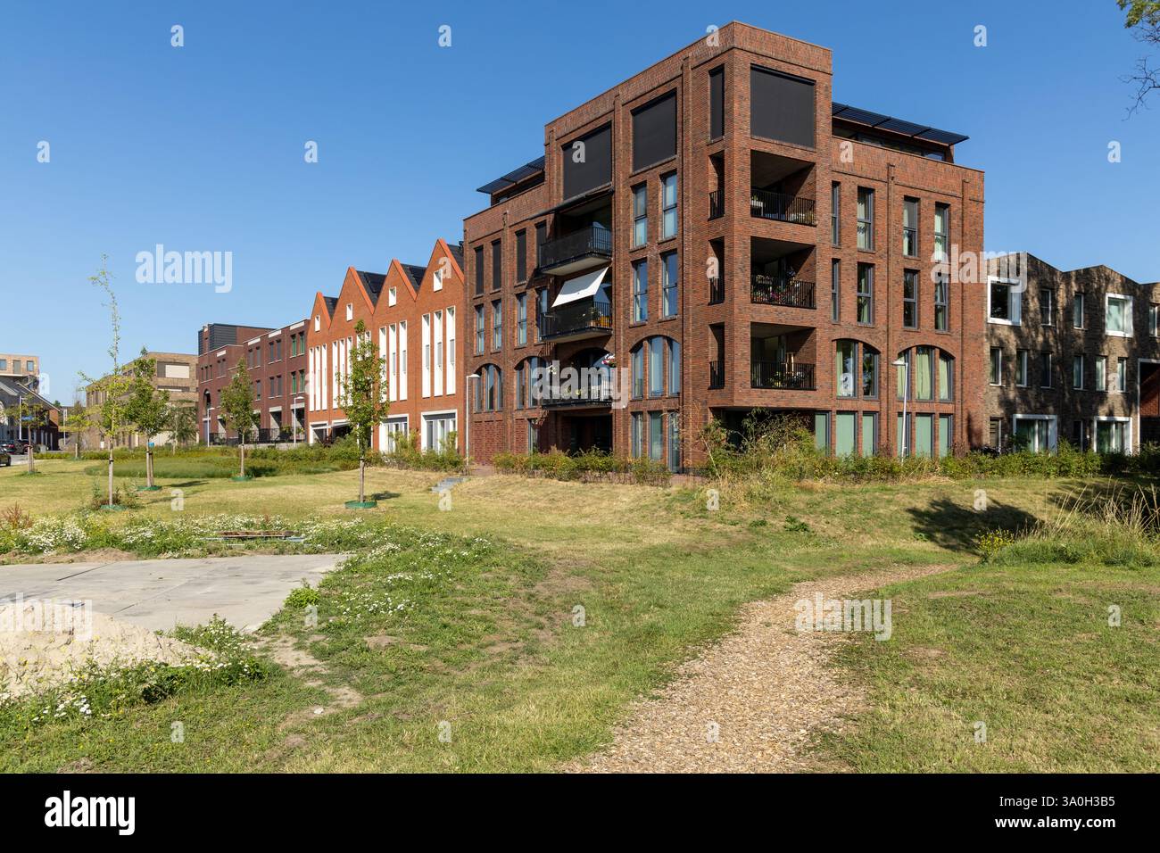 New build homes vinex district Leidsche Rijn Utrecht. New district with ...