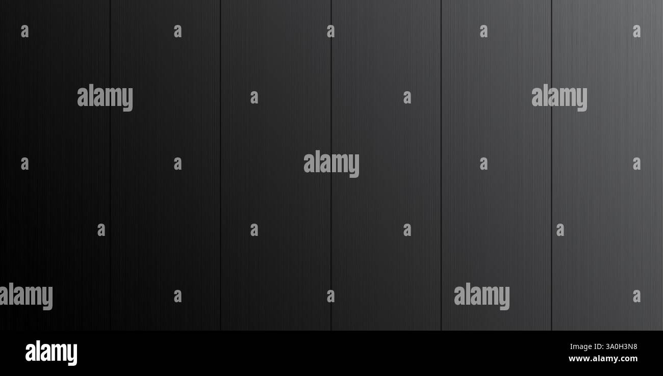 Black vertical wooden plank. Floor, wall cladding. High detail vector ...