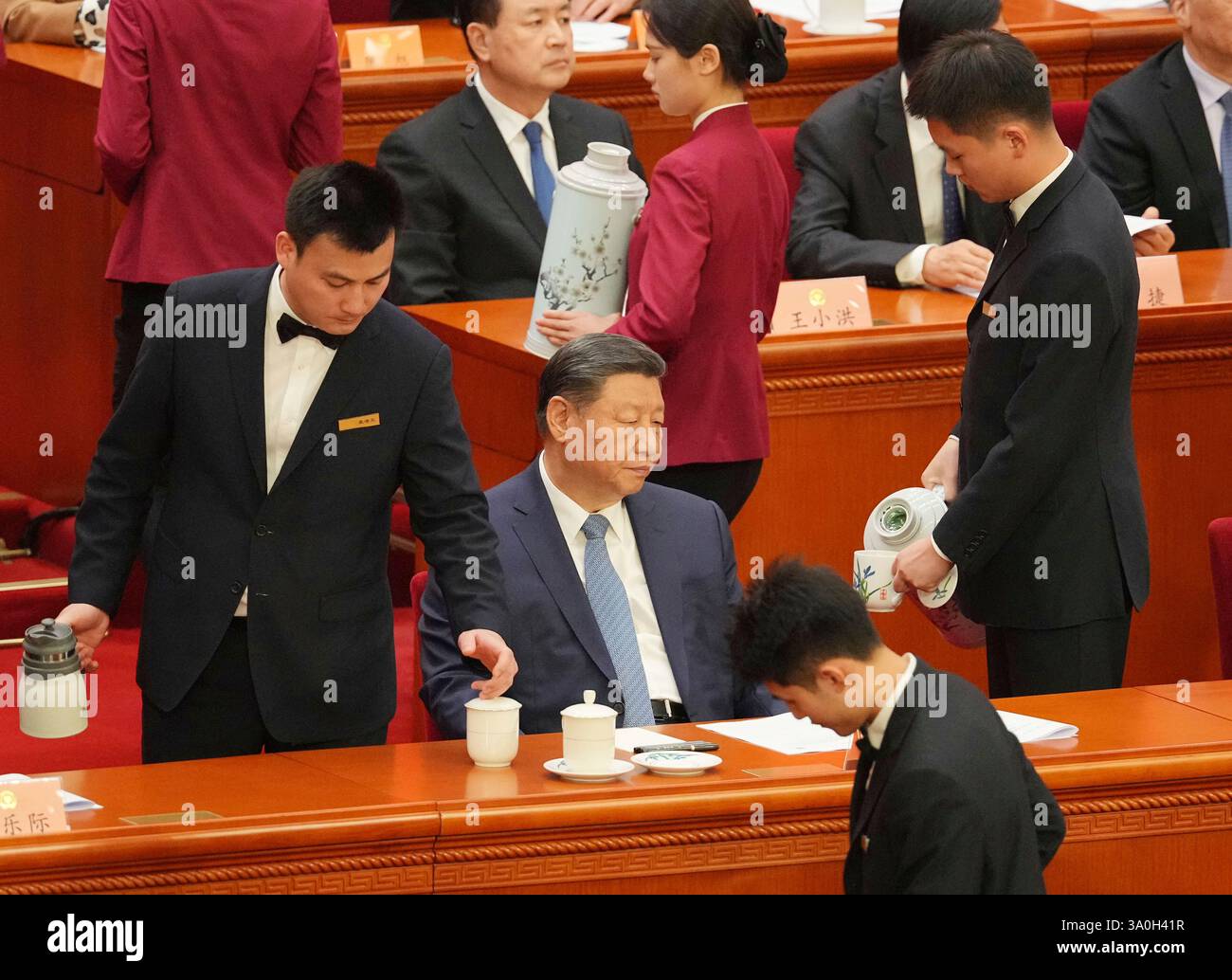 Chinese President Xi Jinping attends the Chinese People's Political ...