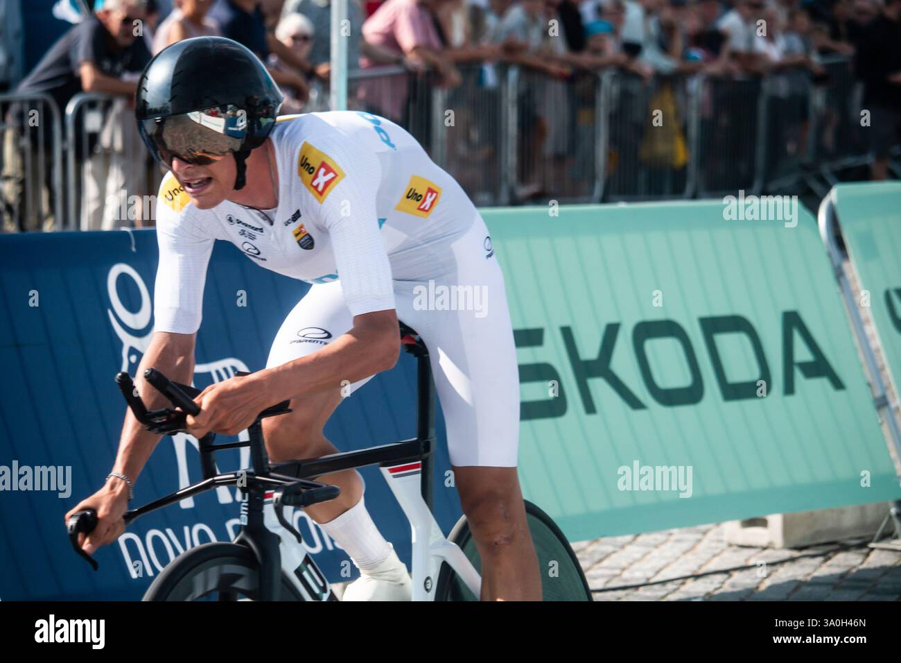 Kasper Andersen of Denmark and Team PostNord Landsholdet at the fifth and final stage of ...