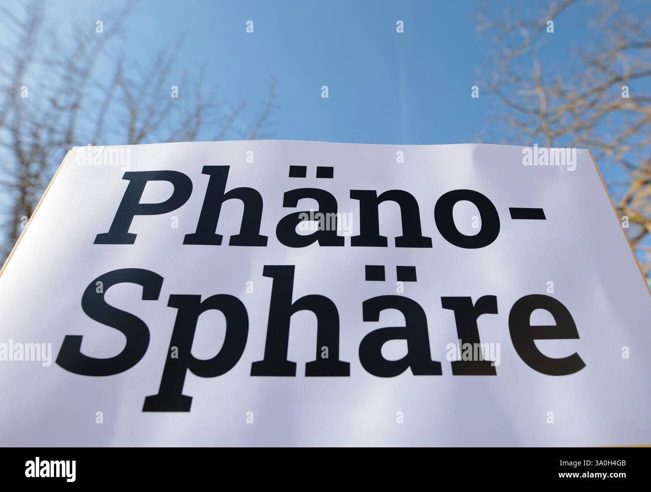 Gatersleben, Germany. 04th Mar, 2025. View of a sign with the ...