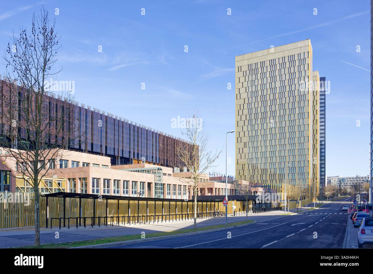 The different buildings of the Court of Justice of the European Union ...