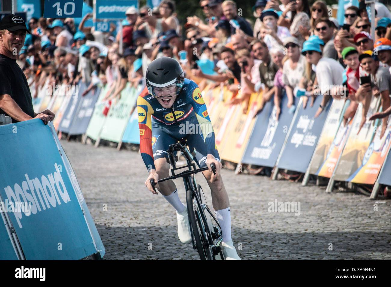 Elsinore, Denmark. 19th Aug, 2023. Mattias Skjelmose of Denmark and ...