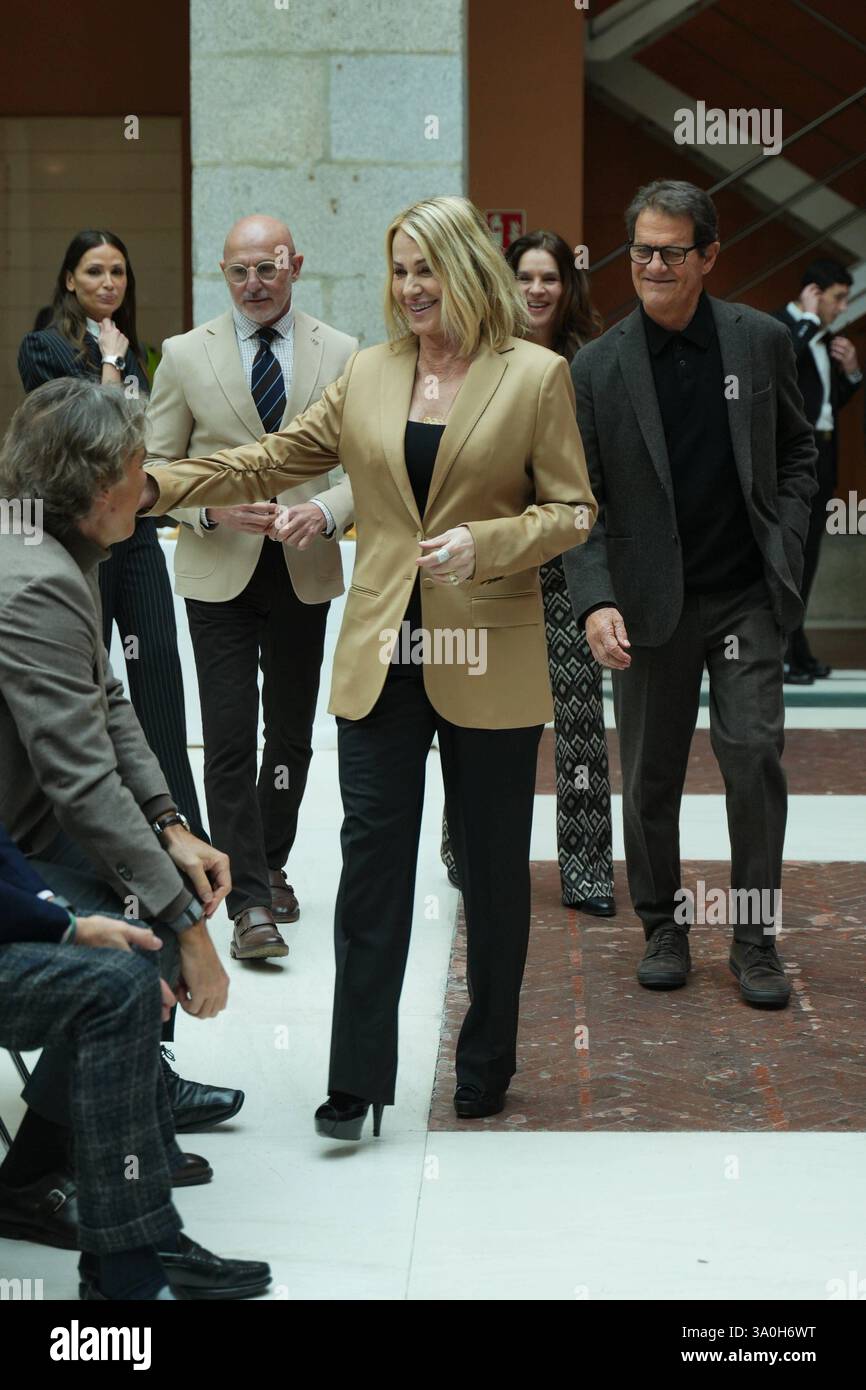 Nadia Comaneci during Laureus Wolrd Sports awards Nominates in Madrid ...