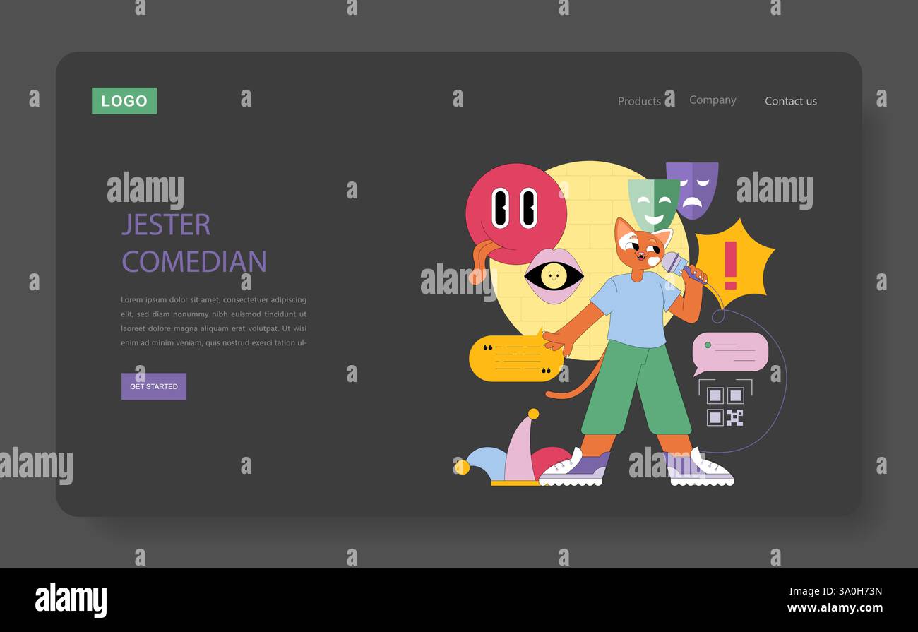 Comedic character Stock Vector Images - Alamy