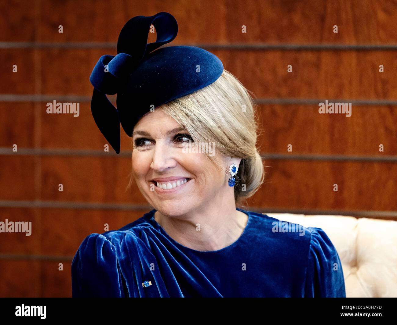 Queen Maxima during at visit to House of Representatives in Nicosia ...