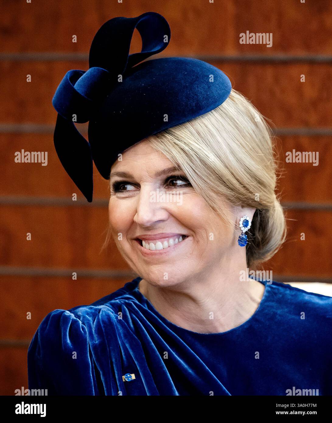 Queen Maxima during at visit to House of Representatives in Nicosia ...