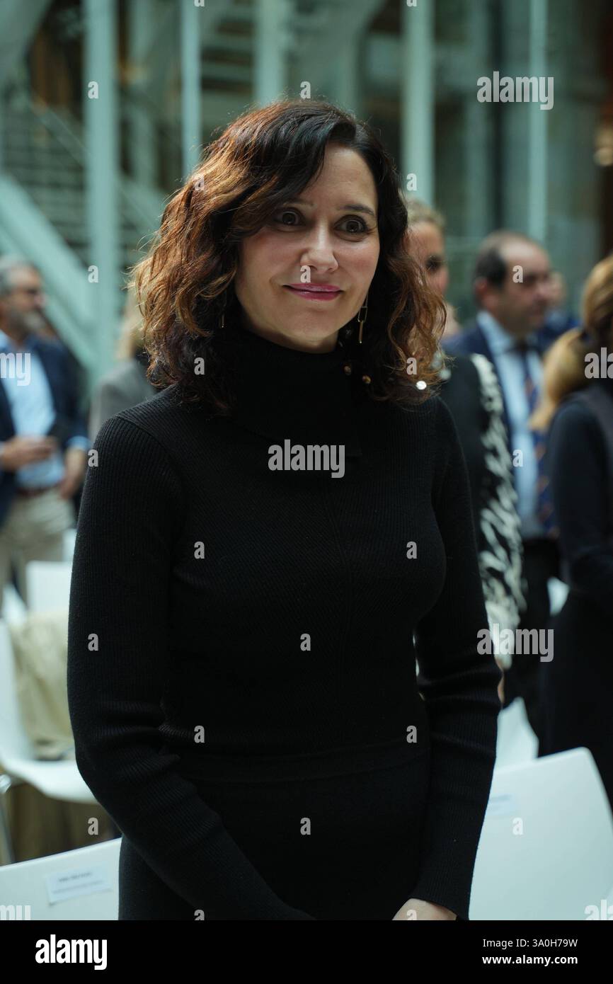 Isabel Diaz Ayuso during Laureus Wolrd Sports awards Nominates in ...