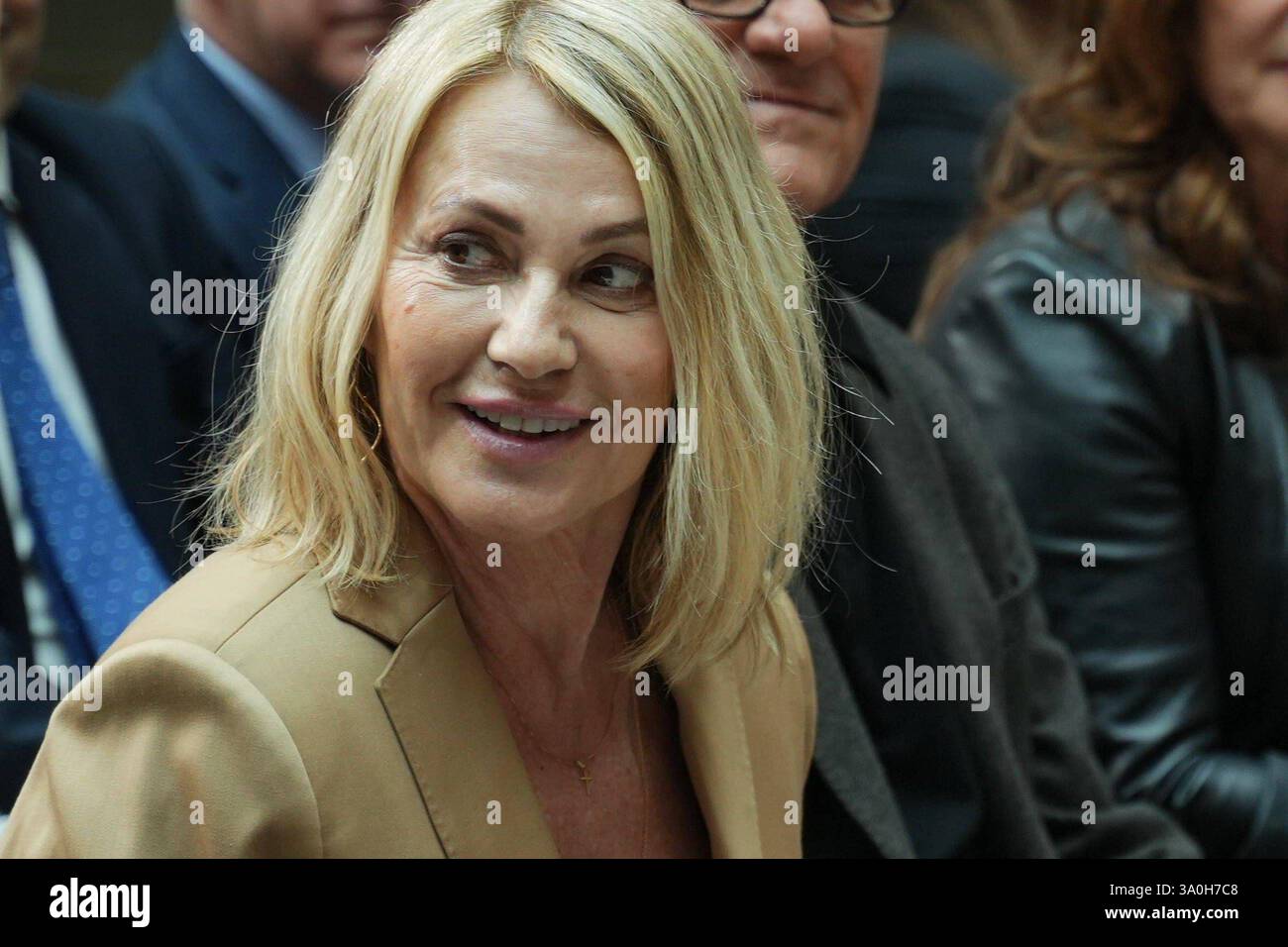 Nadia Comaneci during Laureus Wolrd Sports awards Nominates in Madrid ...