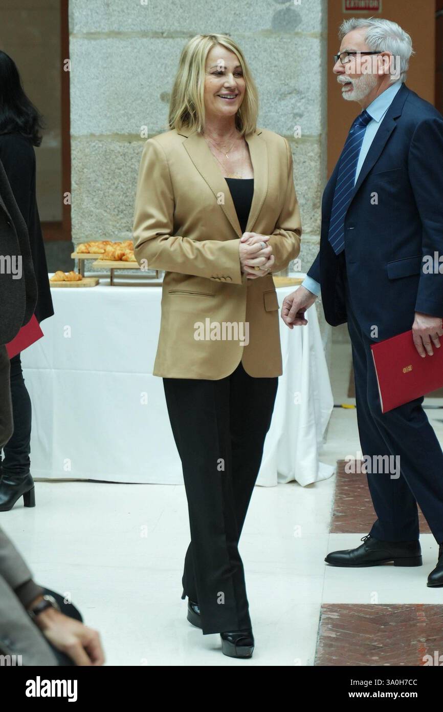 Nadia Comaneci during Laureus Wolrd Sports awards Nominates in Madrid ...