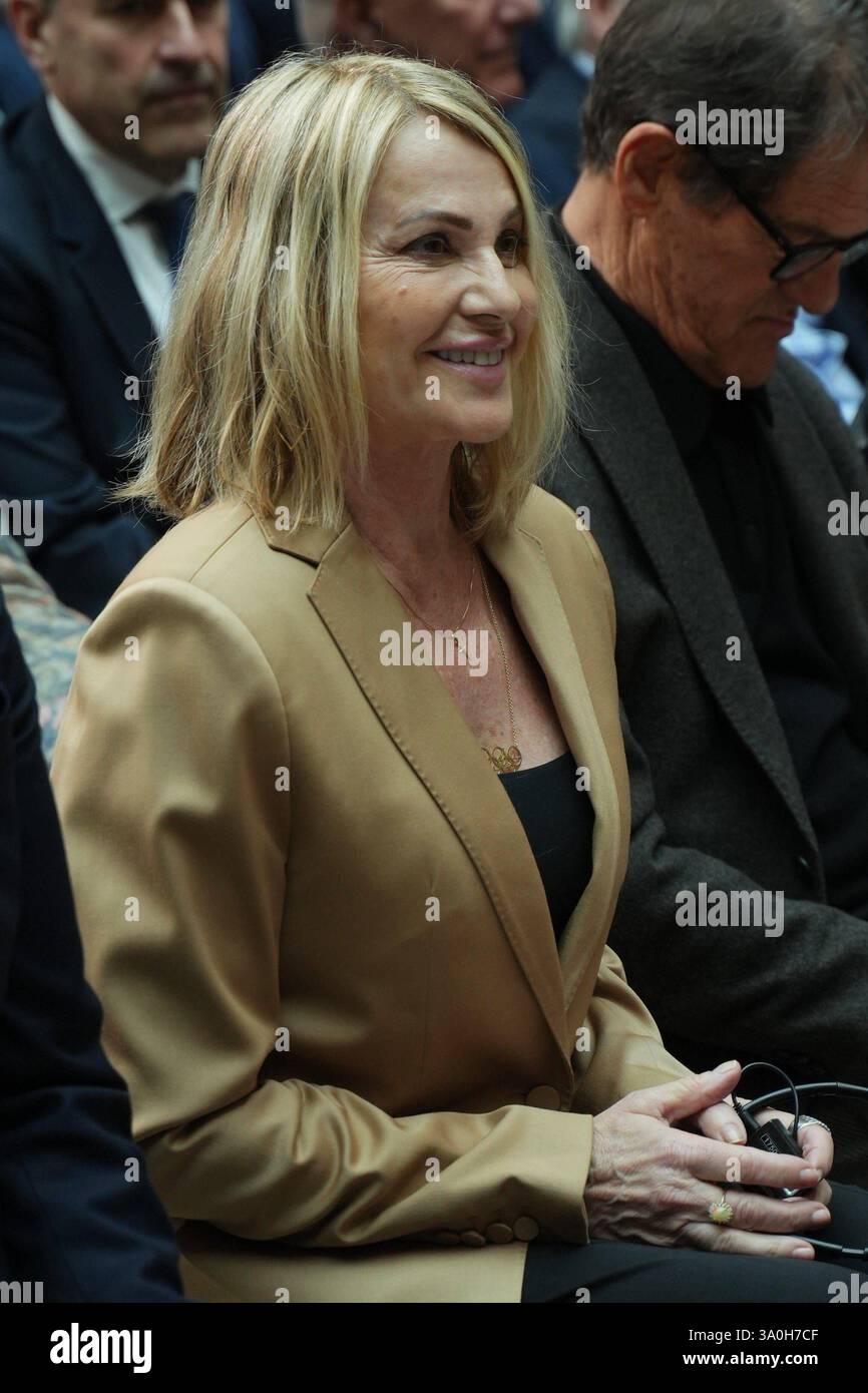 Nadia Comaneci during Laureus Wolrd Sports awards Nominates in Madrid ...