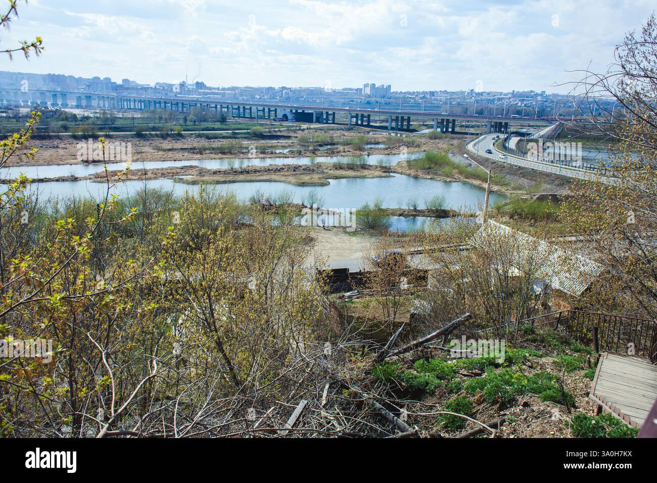 Elevated view showcases highway hi-res stock photography and images - Alamy