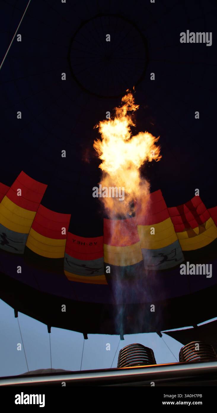 Balloon safari in Namibia Stock Photo - Alamy