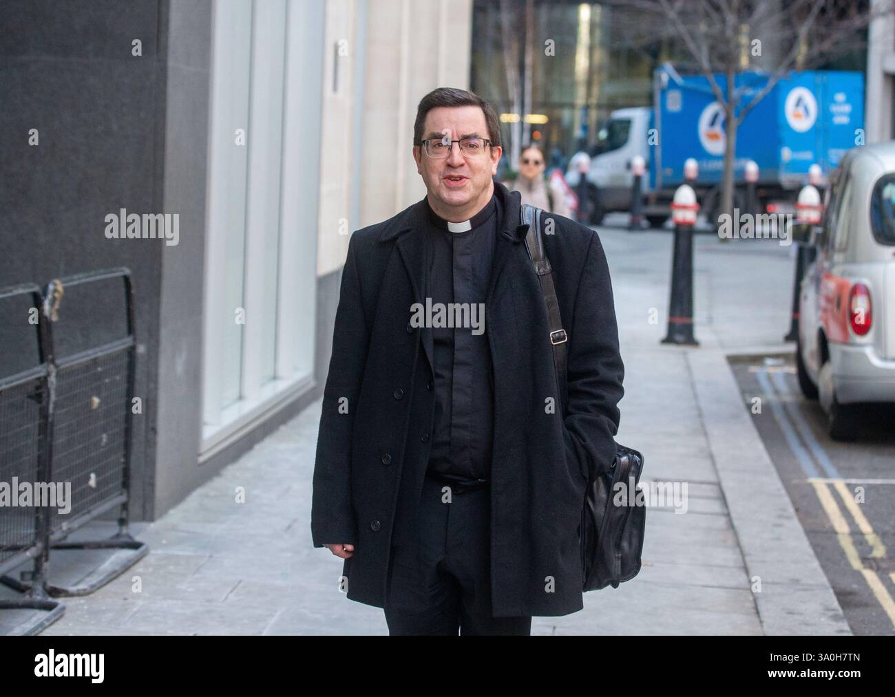 London, England, UK. 4th Mar, 2025. Ordained Church of England chaplain ...