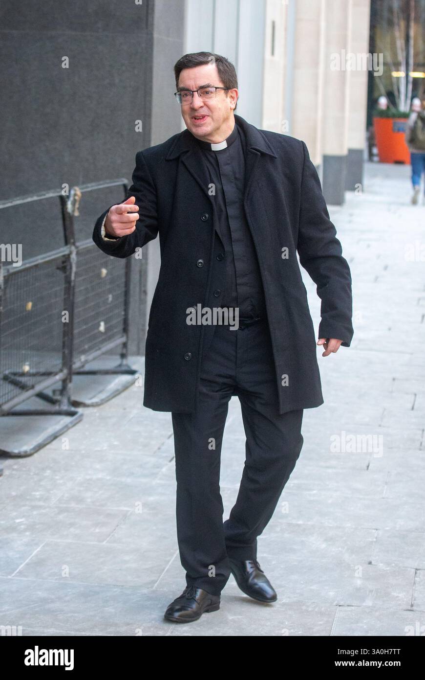 London, England, UK. 4th Mar, 2025. Ordained Church of England chaplain ...