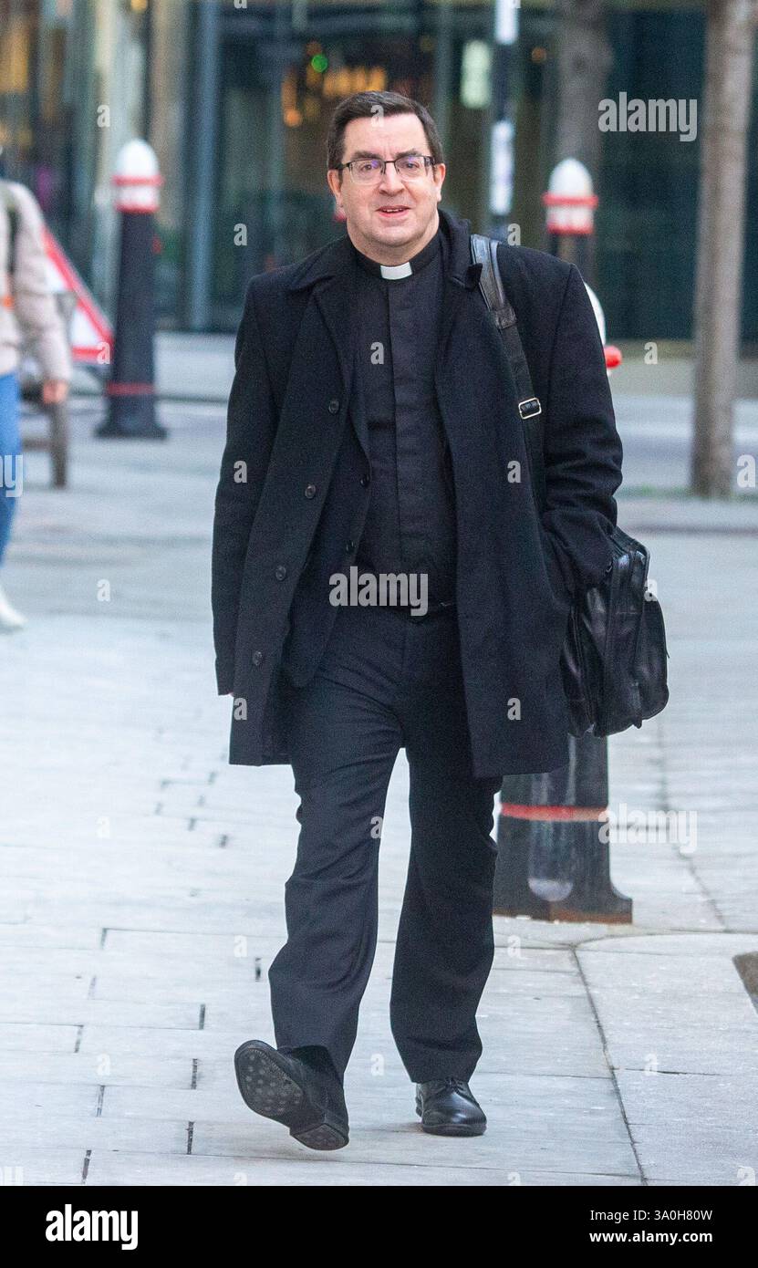 London, England, UK. 4th Mar, 2025. Ordained Church of England chaplain ...