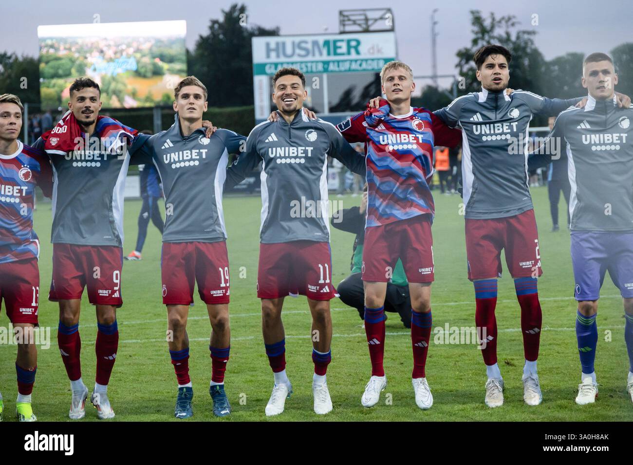 Kongens Lyngby, Denmark. 22nd July, 2024. Players of FC Copenhagen ...