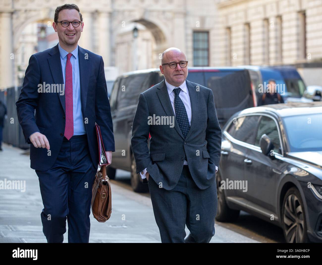London, UK. 4th Mar, 2025. Richard Hermer, Attorney General, and Darren ...
