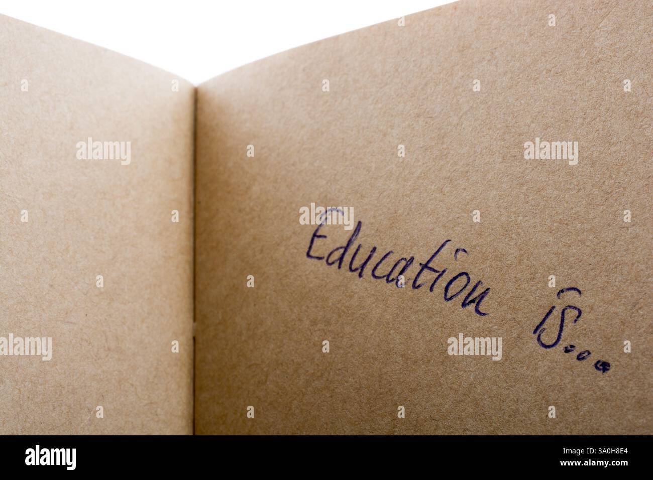 Student holding notebook written hi-res stock photography and images ...