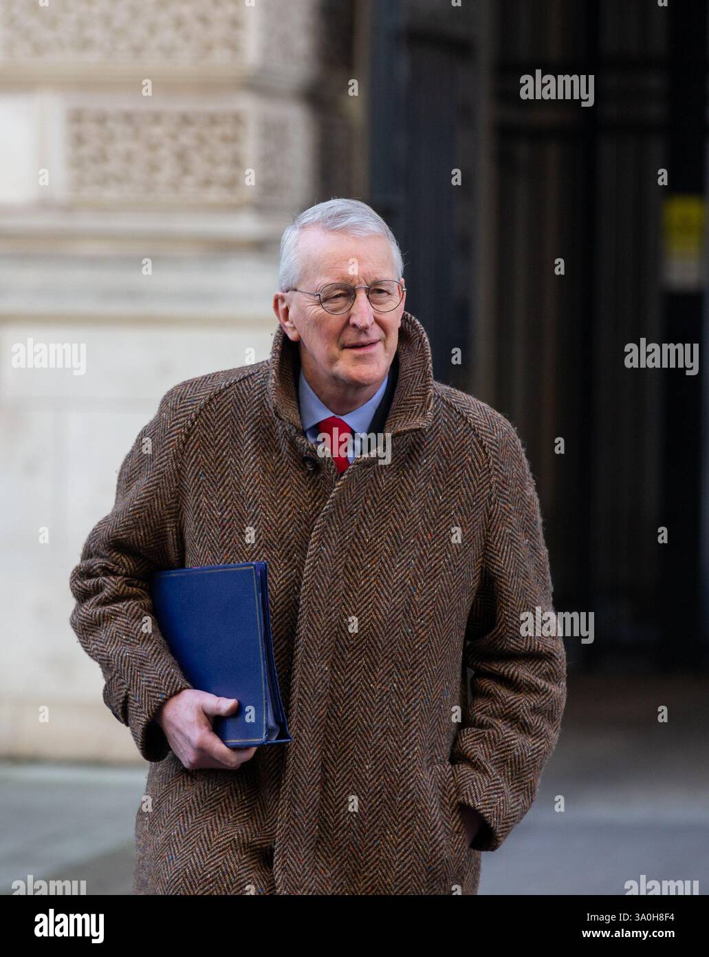 London, UK. 4th Mar 2025 Rt Hon Hilary Benn, Secretary of State for ...