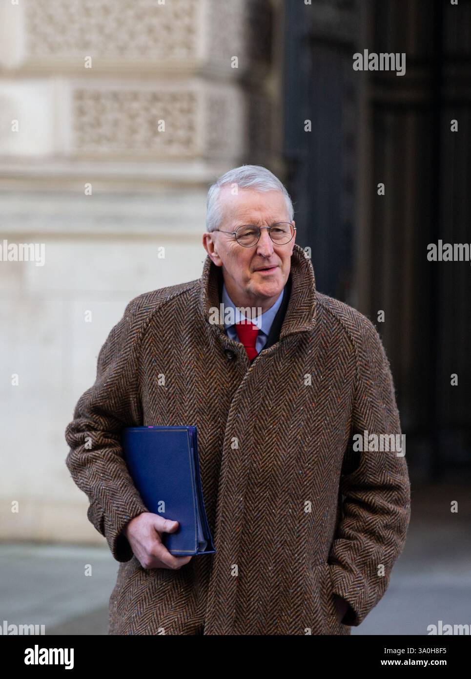London, UK. 4th Mar, 2025. Rt Hon Hilary Benn, Secretary of State for ...
