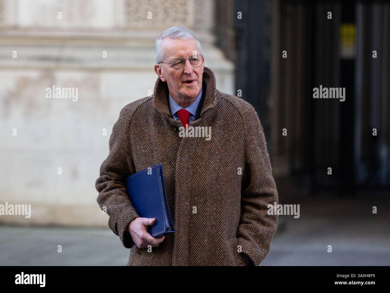 London, UK. 4th Mar, 2025. Rt Hon Hilary Benn, Secretary of State for ...