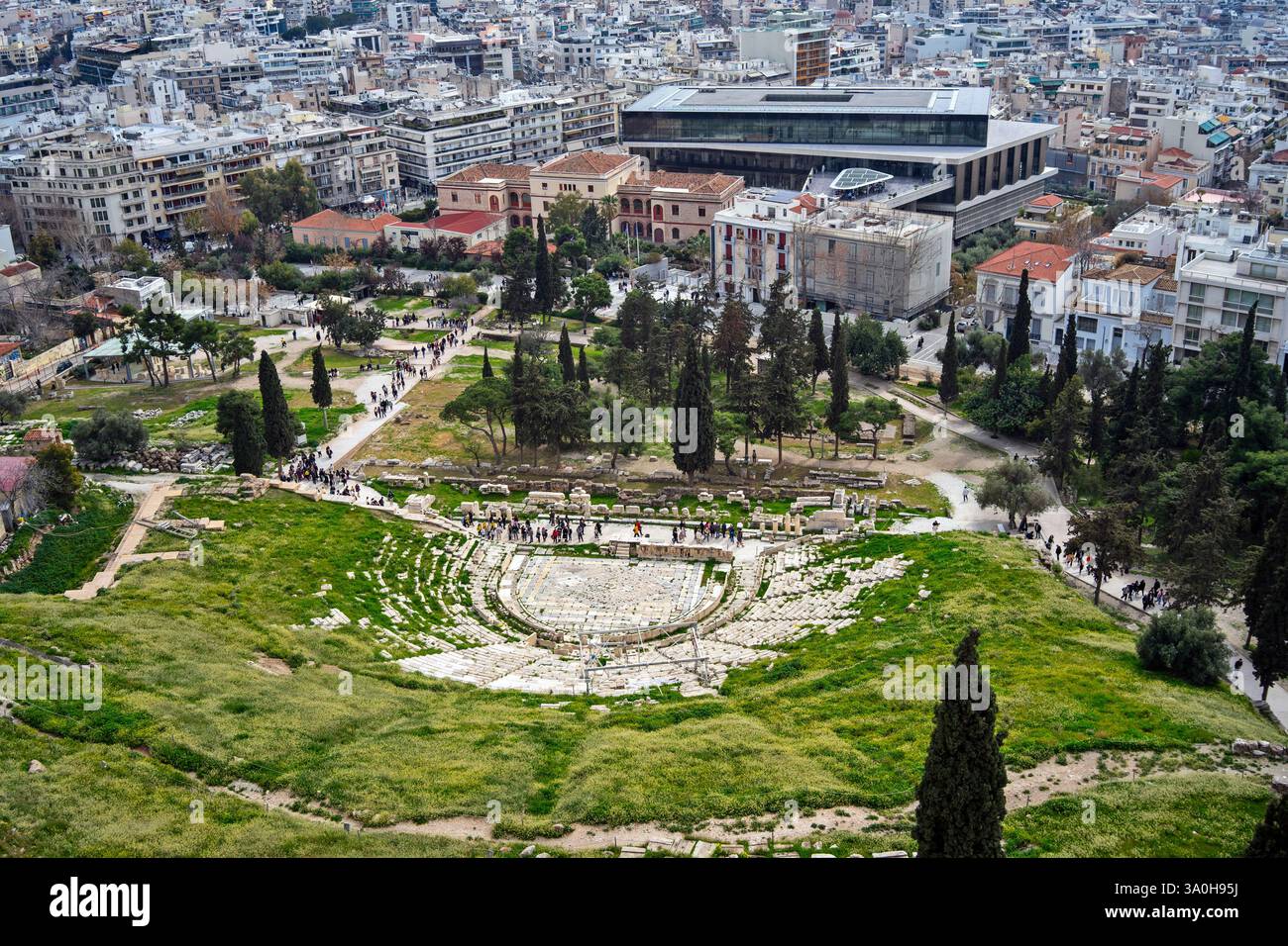 The ancient Theatre of Dionysos, an emblematic masterpiece of the ...