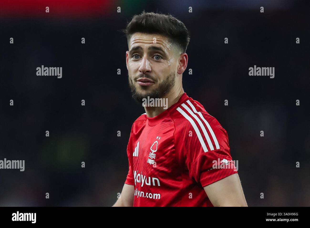 Nottingham, UK. 03rd Mar, 2025. Álex Moreno of Nottingham Forest during ...