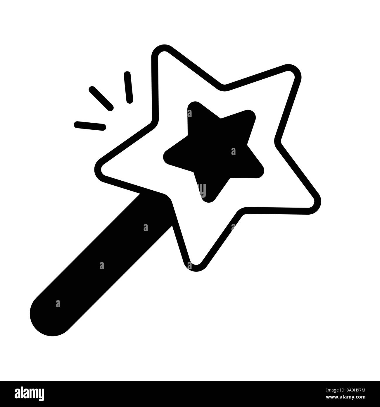 Magic wand stick vector, get hold on this amazing icon of magic stick ...