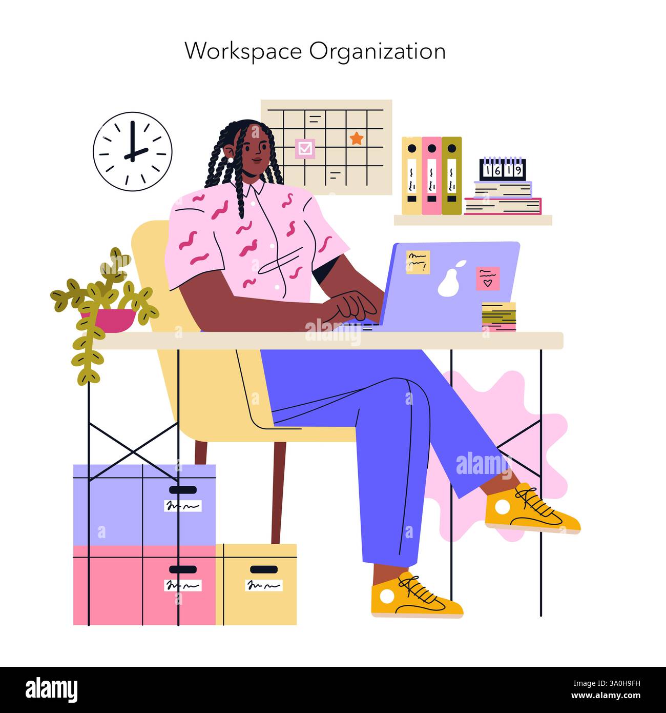 ADHD-friendly workspace organization highlights a user balancing ...