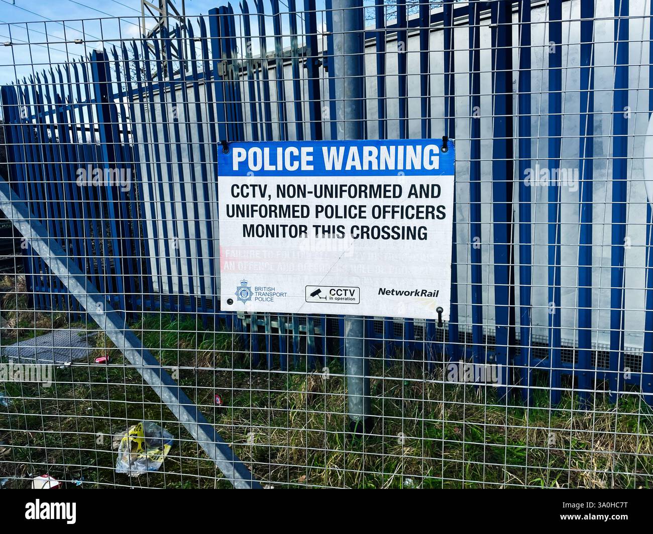 London, UK - March 02, 2025: Signboard notifying public about ...
