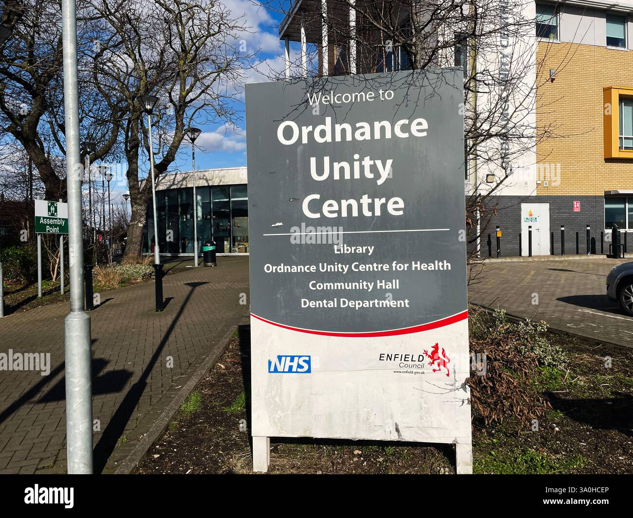 London, UK - March 02, 2025: Exterior view of Ordnance Unity Centre ...