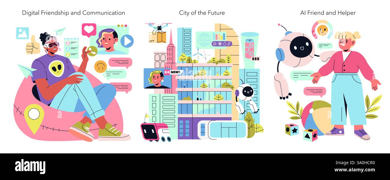 Beta Generation representation shows a vibrant mix of digital ...