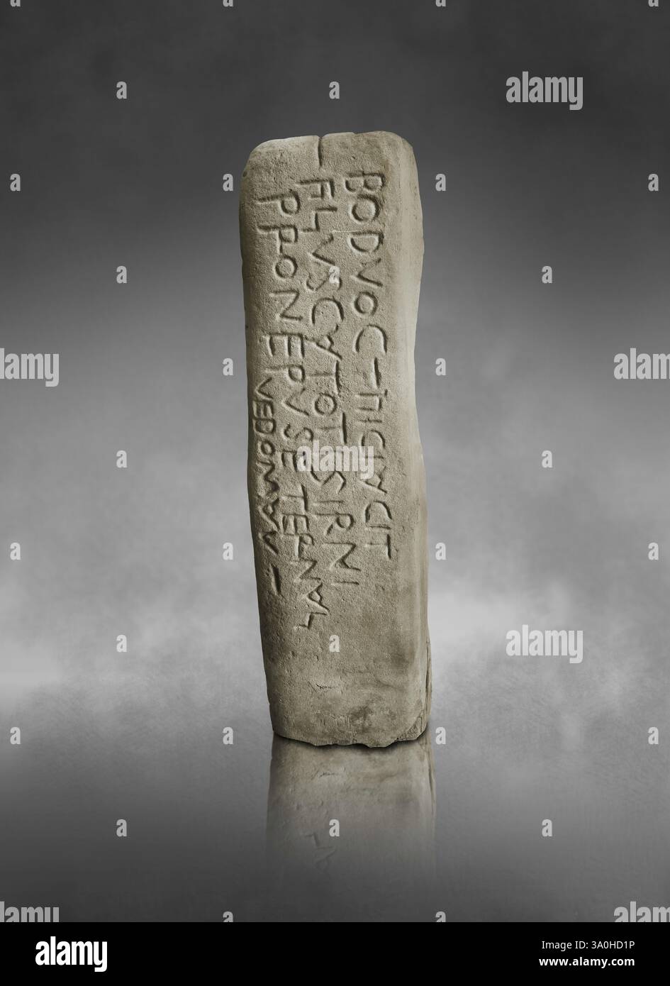 The Bodvoc Stone a stone pillar also known as 'The Margam Stone', and ...