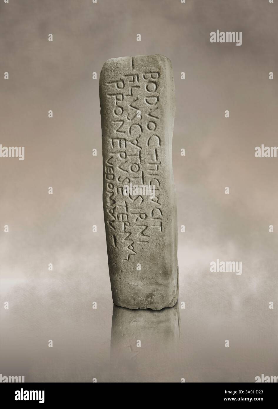 The Bodvoc Stone a stone pillar also known as 'The Margam Stone', and ...