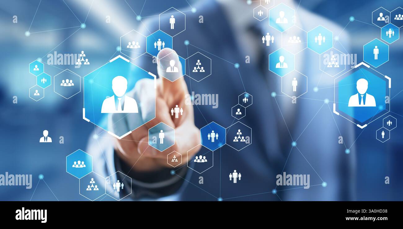 Human Resource Management and Organizational Structure Illustrated on ...