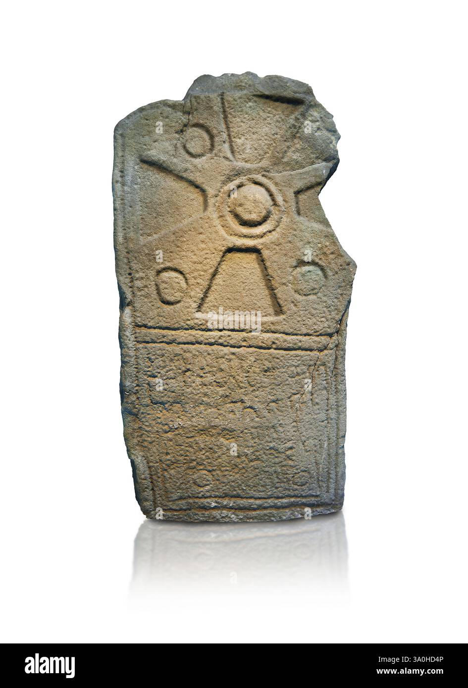 Celtic Christian Cart-wheel Cross (no 8) known as the 'pannelled cart ...