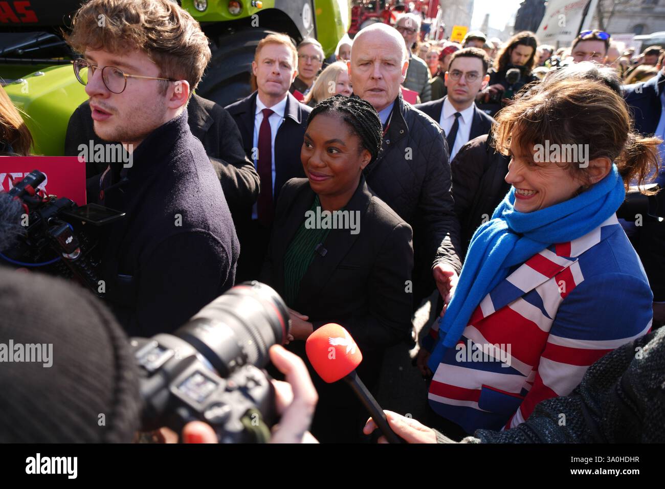 Conservative Party leader Kemi Badenoch and shadow environment, food ...