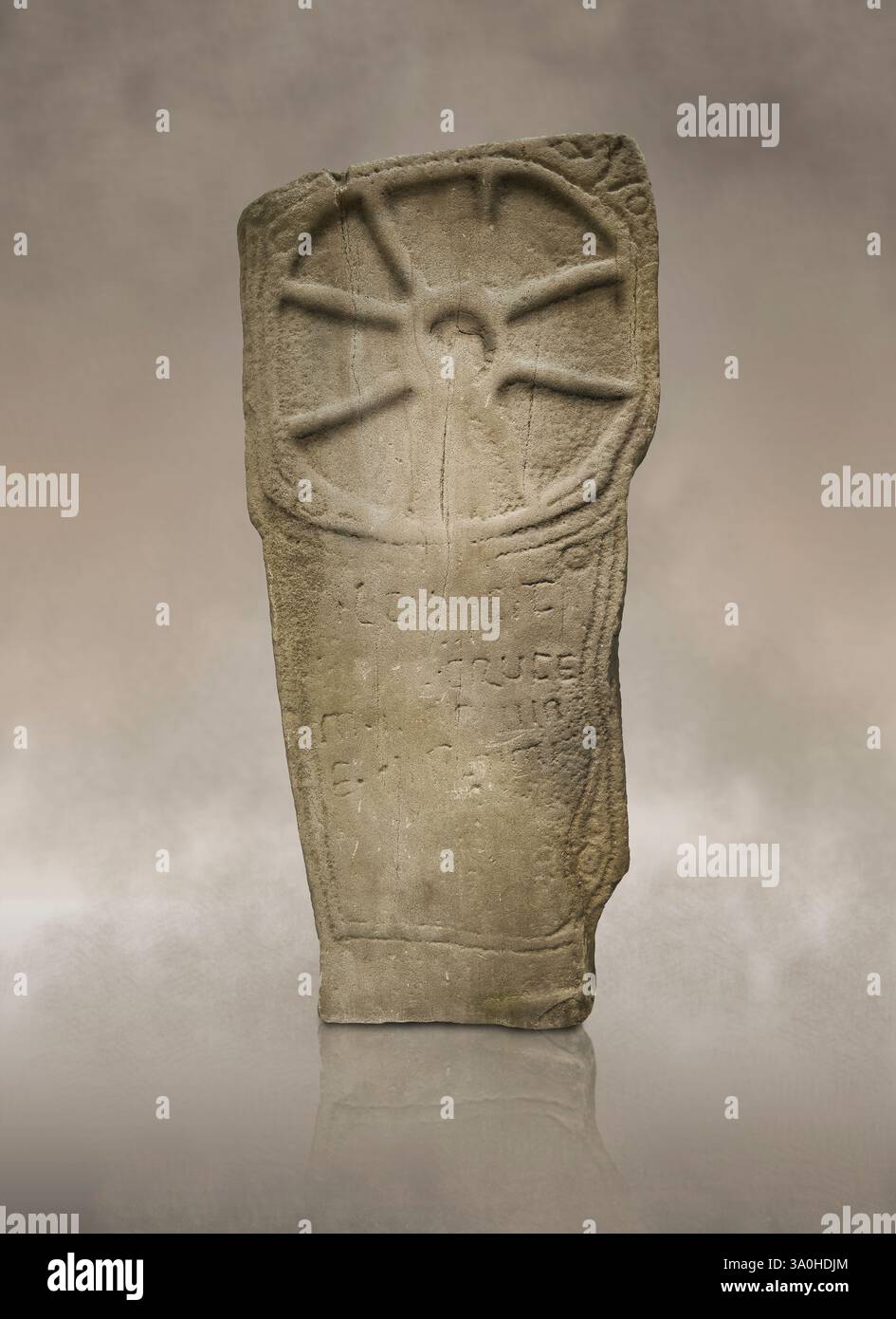 Celtic Christian Cross of Ilci (no 11) an early Cart-wheel Cross with ...