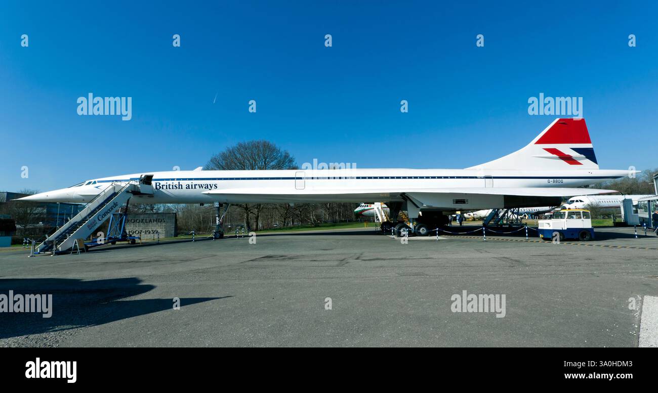 Concorde flight british airways hi-res stock photography and images - Alamy