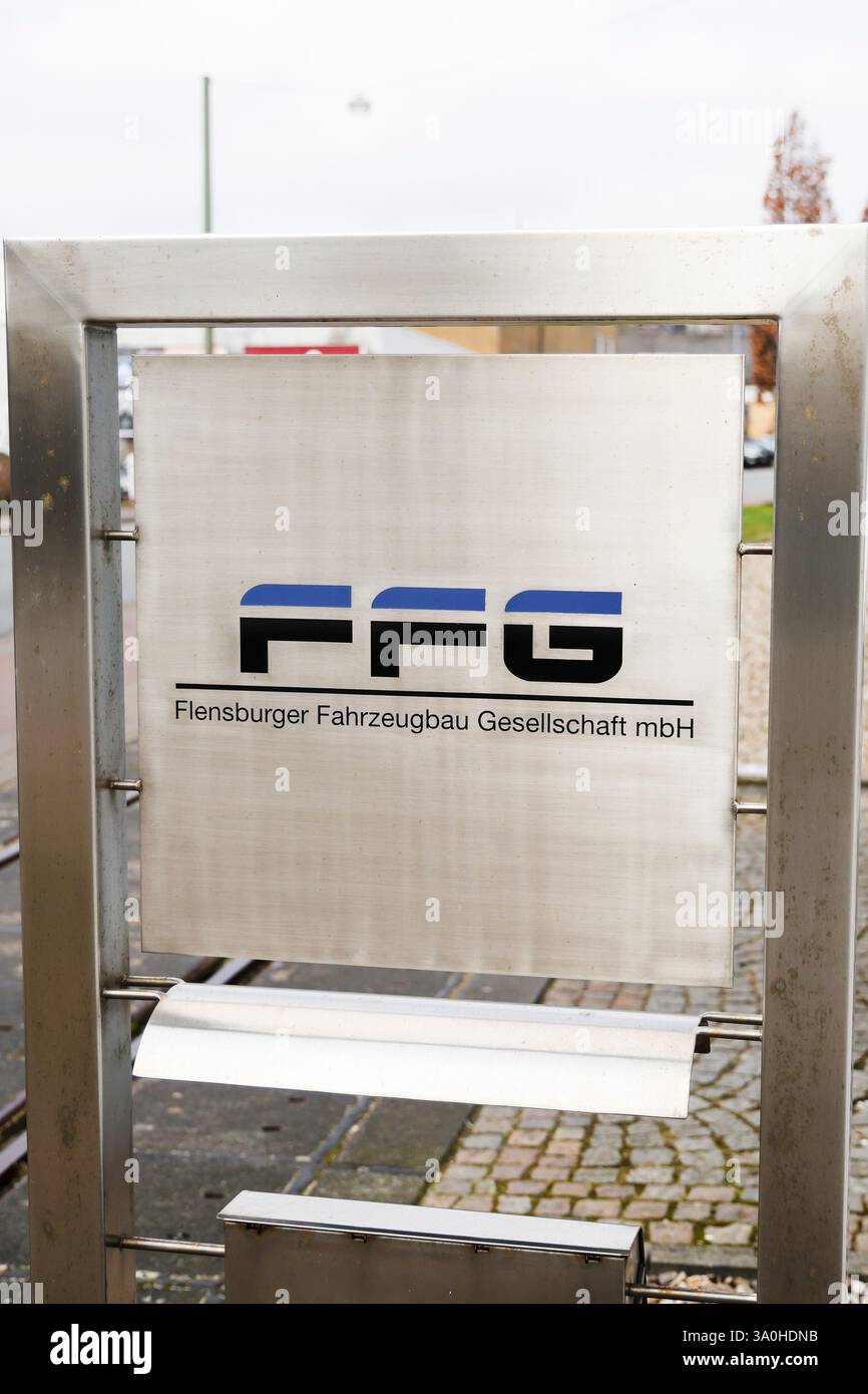 Flensburg, Germany. 04th Mar, 2025. The company logo of FFG Flensburger ...