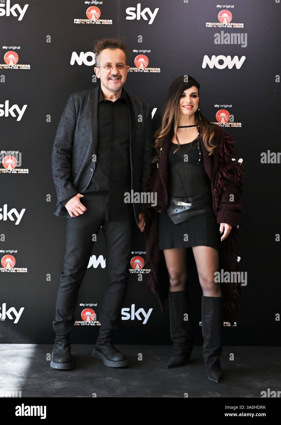 Milan, Italy BEIJING EXPRESS 2025 Presenters and contestants photocall ...